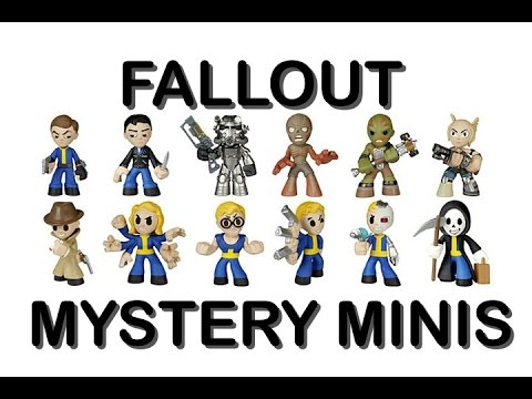 Fallout 4 Mystery Minis - Распаковка секретных фигурок по Fallout - YouTube