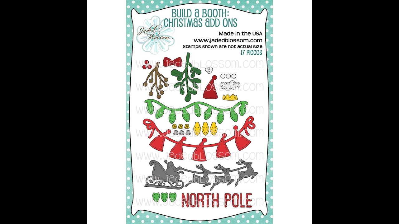 Jaded Blossom Build a Booth Christmas Add Ons Assembly - YouTube