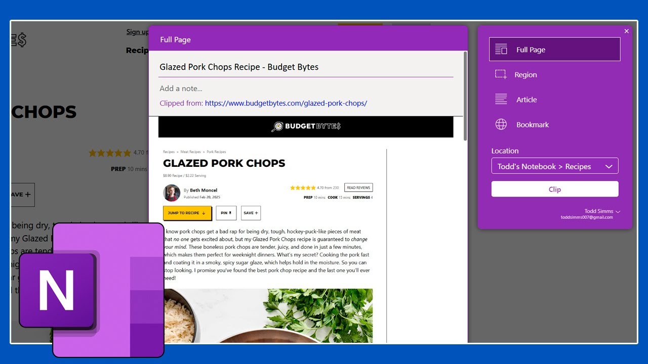 Import Pages, Bookmarks and Screen Captures from Websites into OneNote ...
