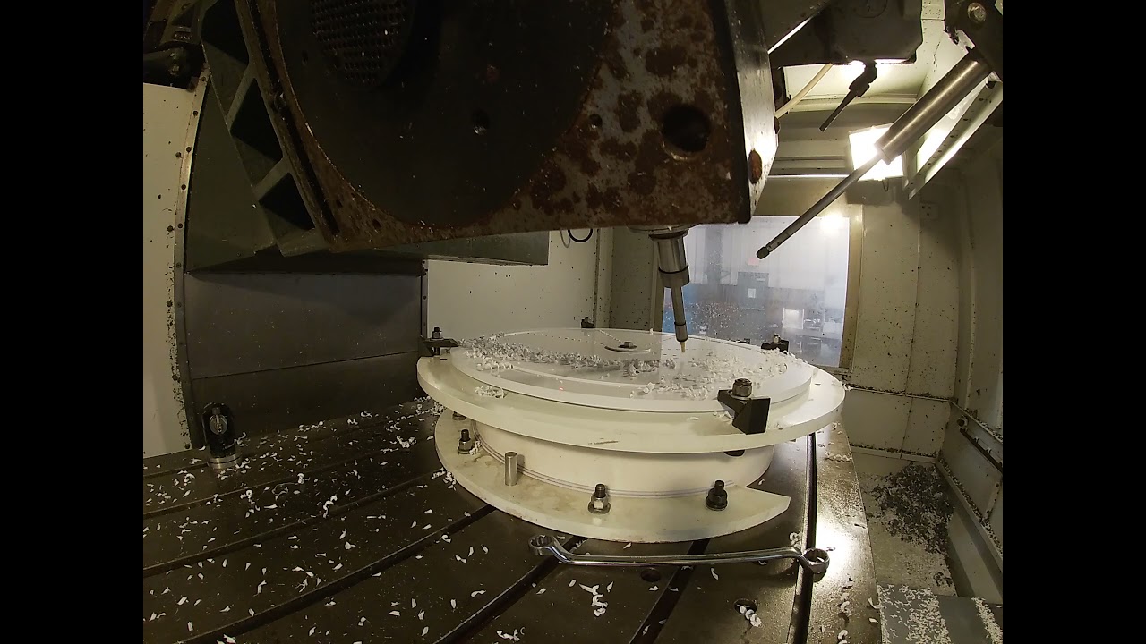 HAAS VR-8 5-Axis Time Lapse - YouTube