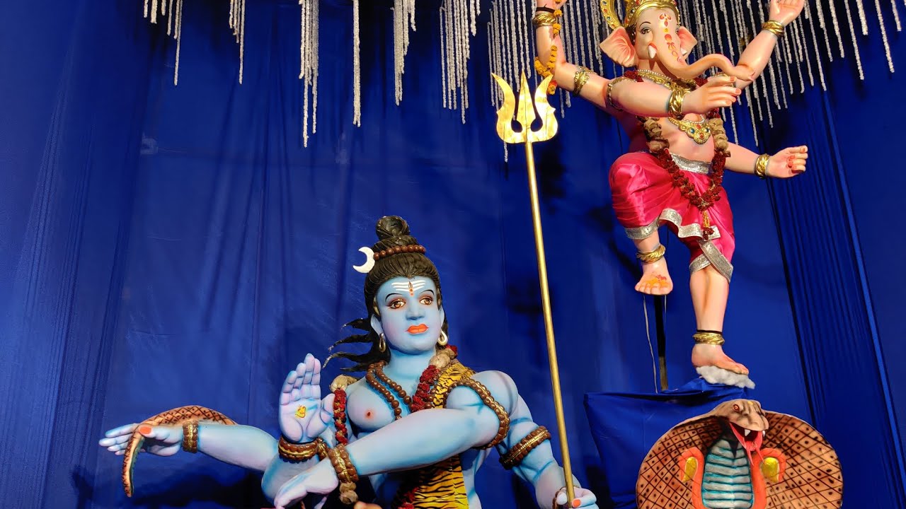 Shiva thandam #2022# Ganesh Unique idol Hyderabad - YouTube