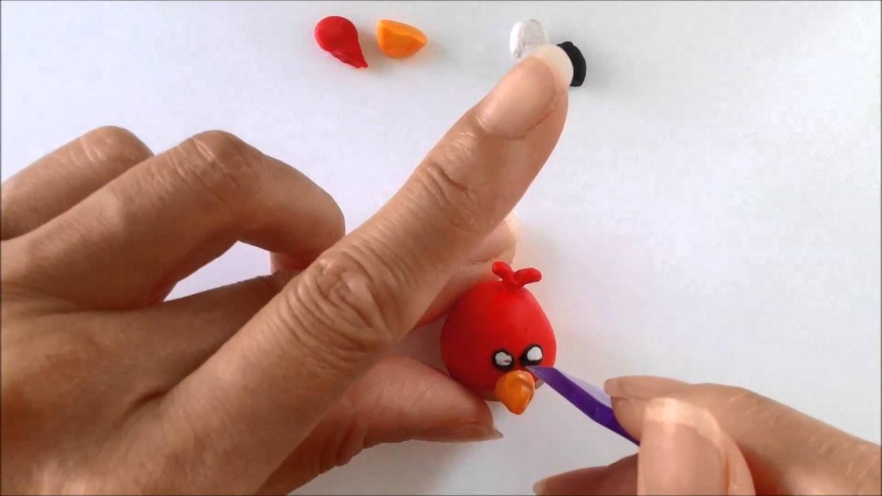 Angry Birds Polymer Clay Tutorial (DIY / How To Make / Tutorial) - YouTube