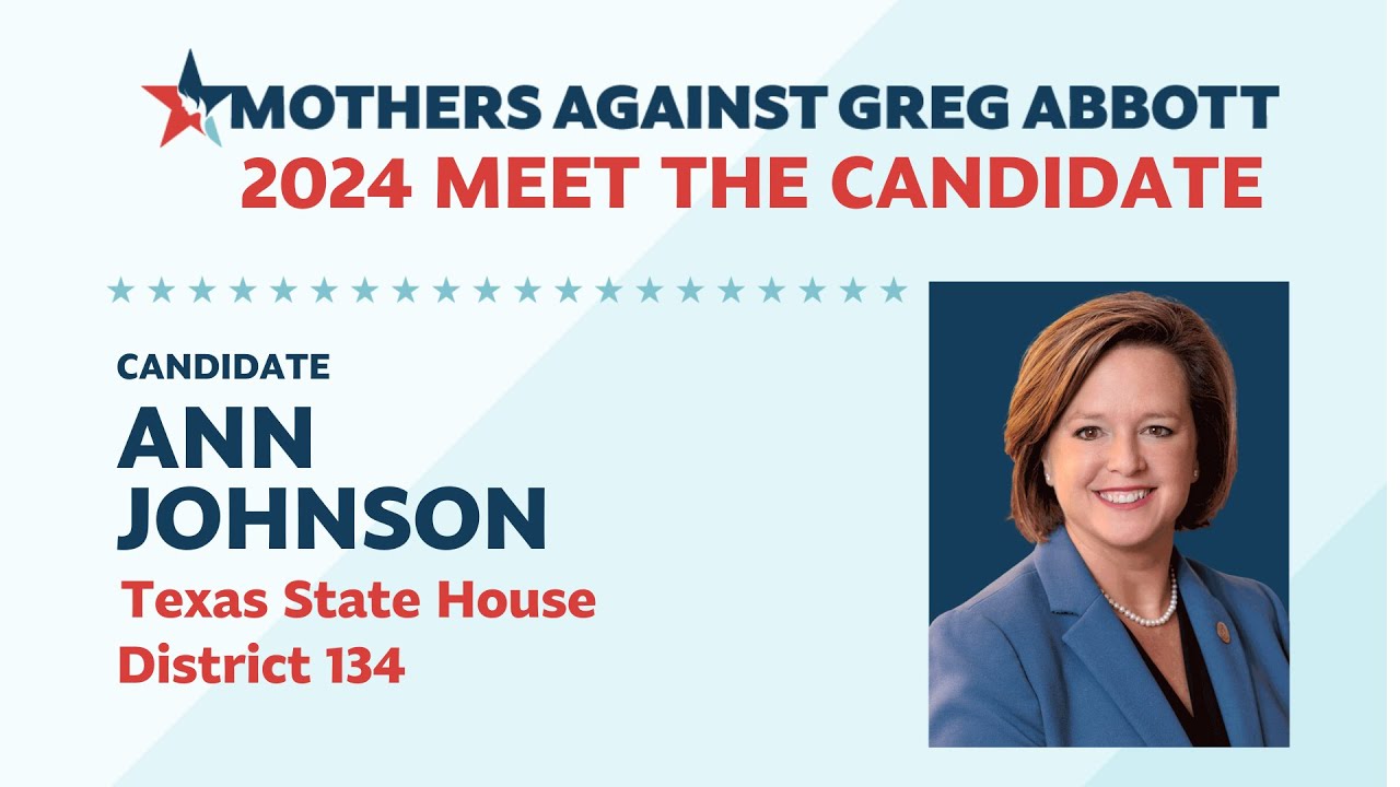 Rep Ann Johnson TX HD 134 - YouTube