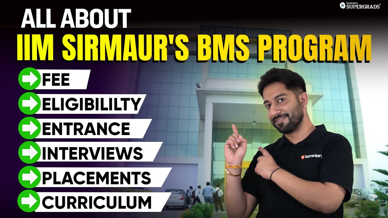 All About IIM Sirmaur's BMS Program 🏫| Fees, Eligibility, Entrance ...