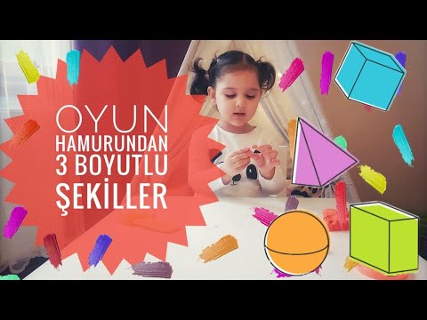 EĞLENCELİ HAMUR | HAMUR OYUNU ZAMANI | 3 BOYUTLU ŞEKİLLER