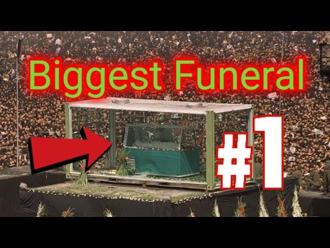 biggest Funeral || biggest Funeral in the world - YouTube