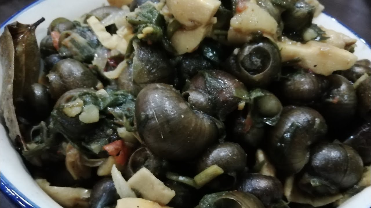 Snail recipe /how to cook snail and bamboo shoots @sokse song dan - YouTube