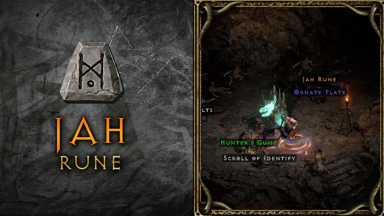 Diablo 2: Resurrected - Jah Rune Drop - YouTube
