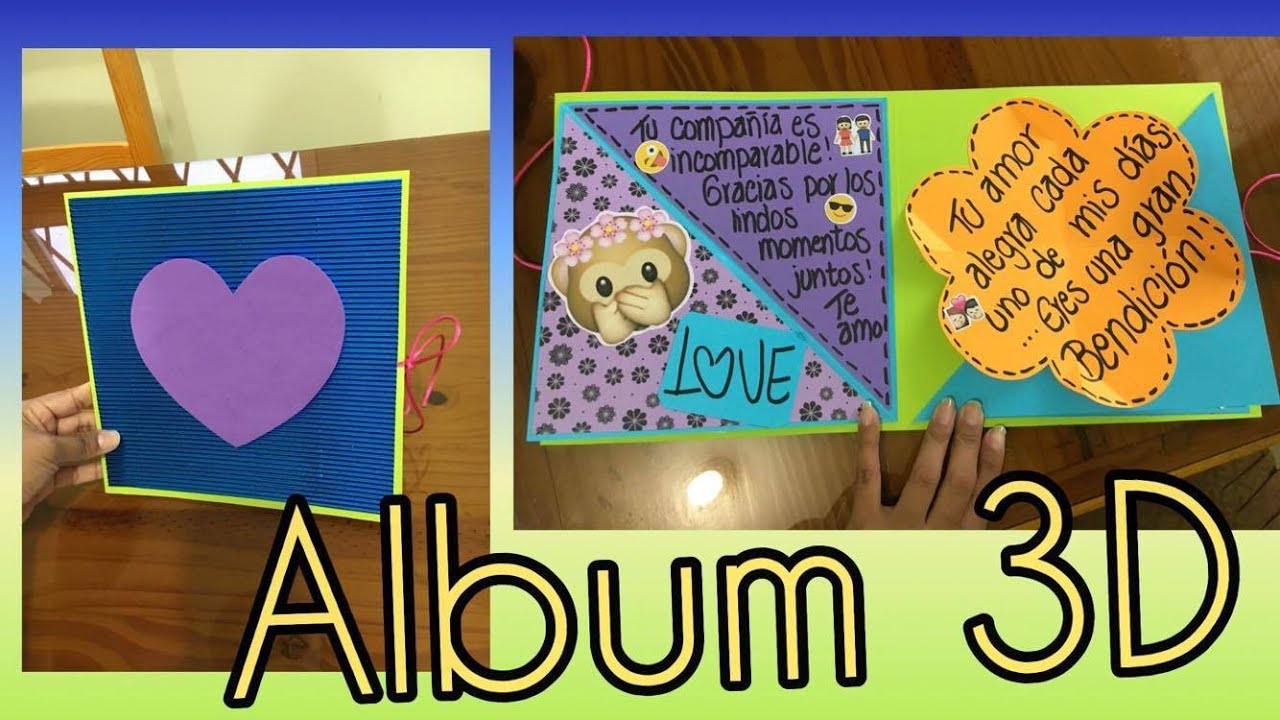 ALBUM 3D PARA NOVIO (A) - YouTube