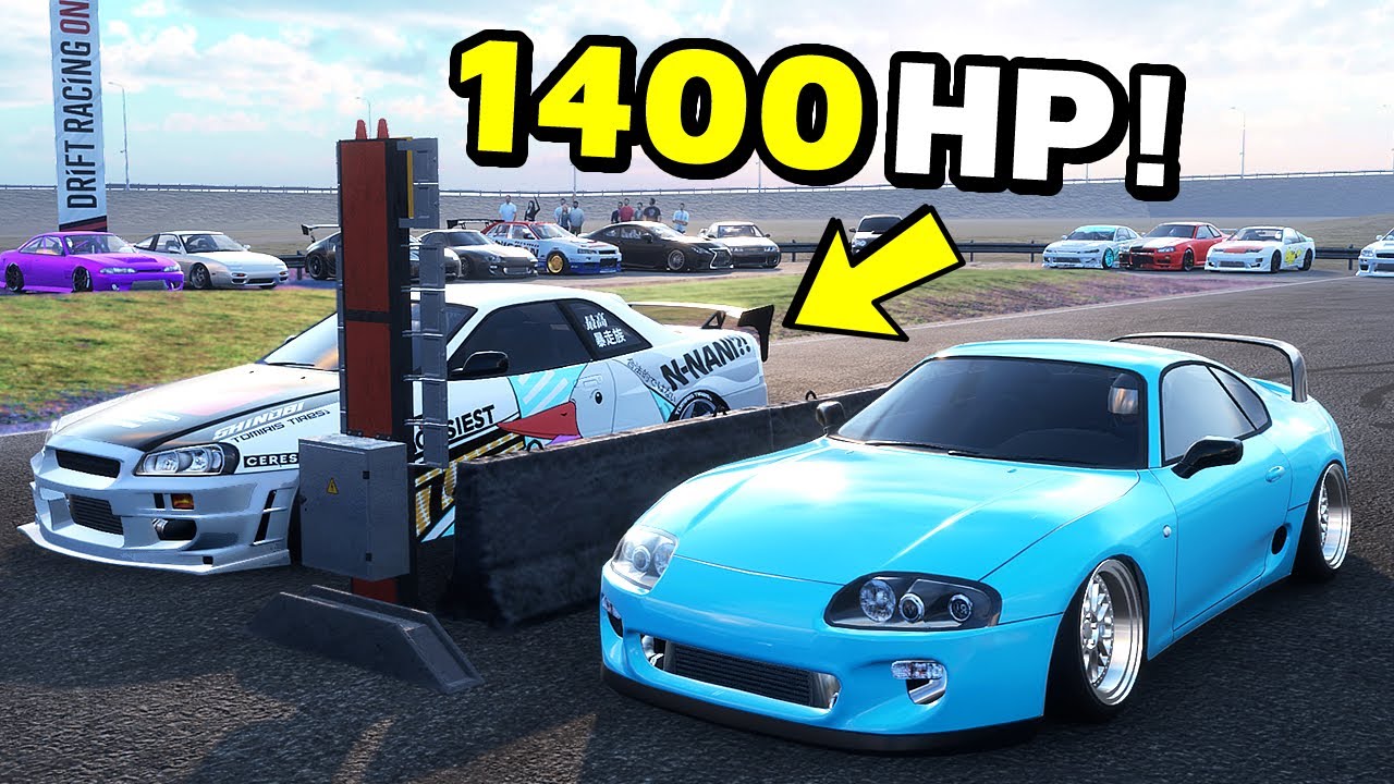 Joined a Drag Race with R34 SKYLINE! - CarX Drift Racing - YouTube