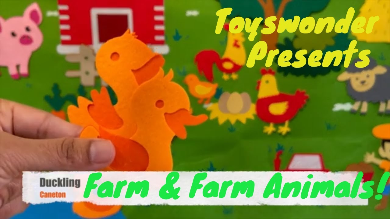 Animal Farm Board Fun: BEST FUN WAY for Kids Learning Farm Animal Names ...