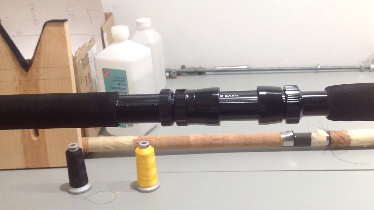 Old fishing rod restored - ScannaCustomRods - YouTube