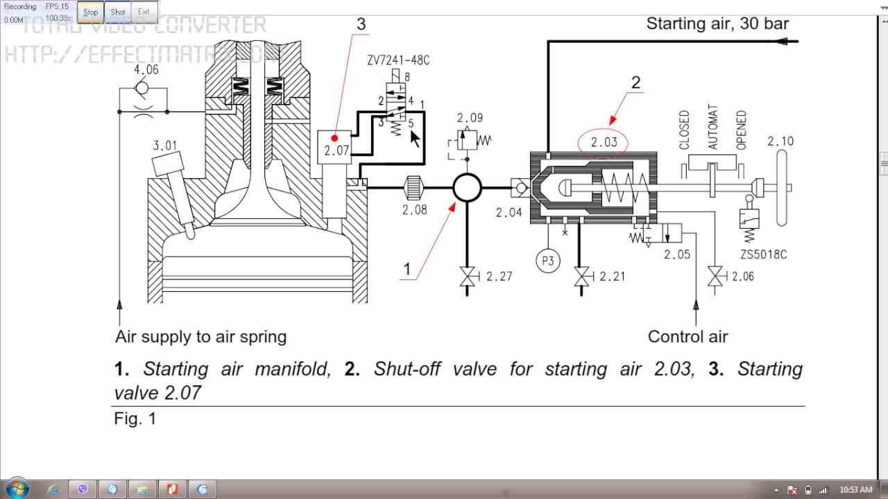 RT Flex Engine - Starting Air Failure - YouTube