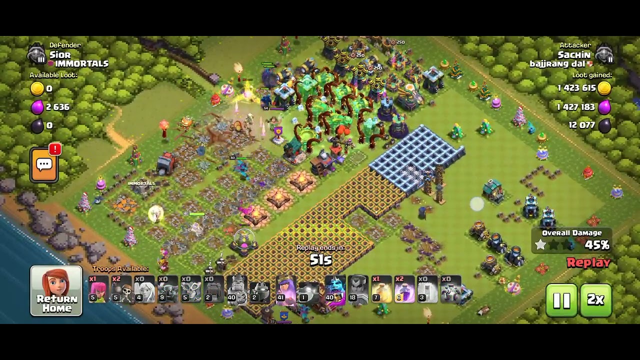 Day 5 COC Attack Strategy MAX Loot Farming 😱😱 - YouTube