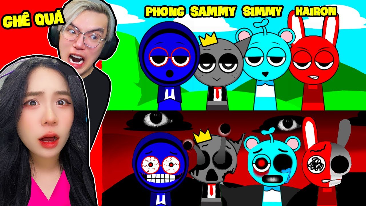 SAMMY PHÁT KHÓC KHI TRỞ THÀNH CÁC NHÂN VẬT SPRUNKI SIÊU ĐÁNG SỢ TRONG ...