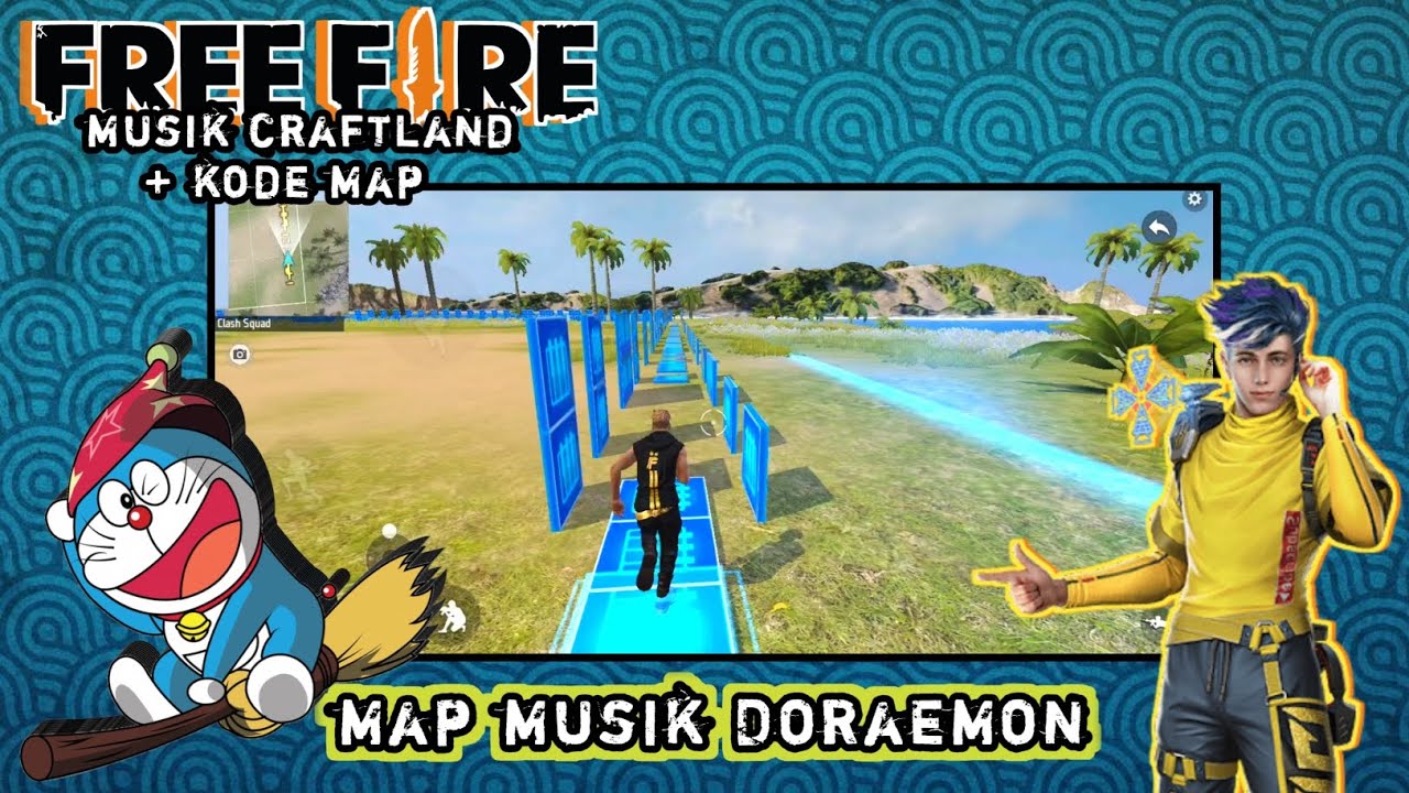 kode map musik craftland freefire | sound ringtone iphone X doraemon ...