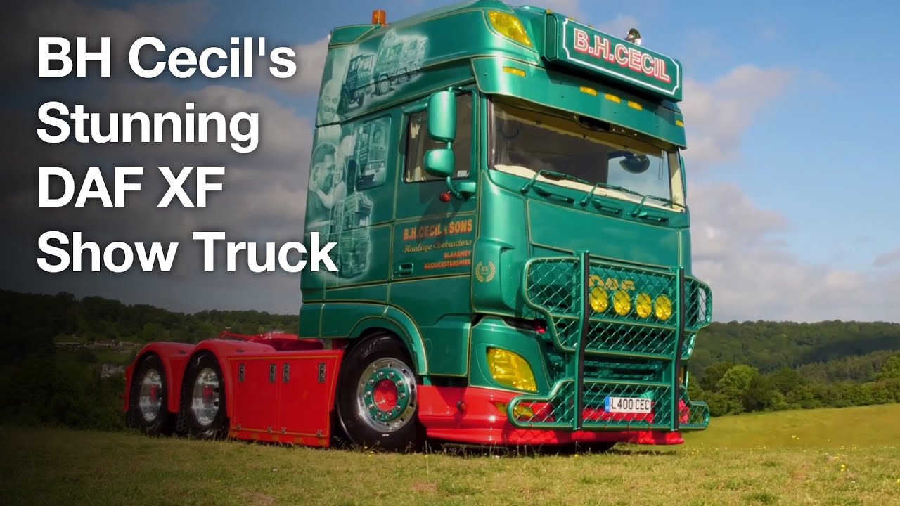 BH Cecil's Stunning DAF XF Show Truck - YouTube