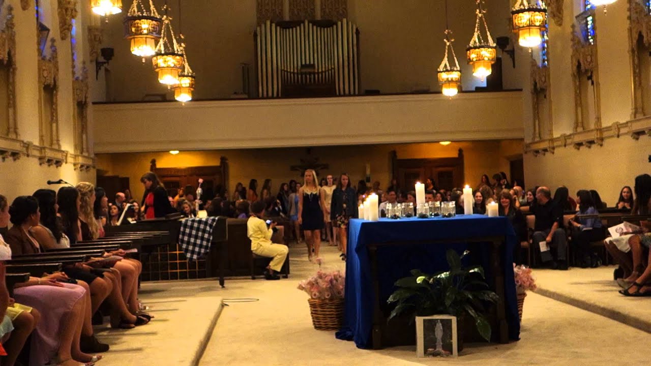 Mercy High School Burlingame Junior Ring Ceremony Class of 2015 - YouTube