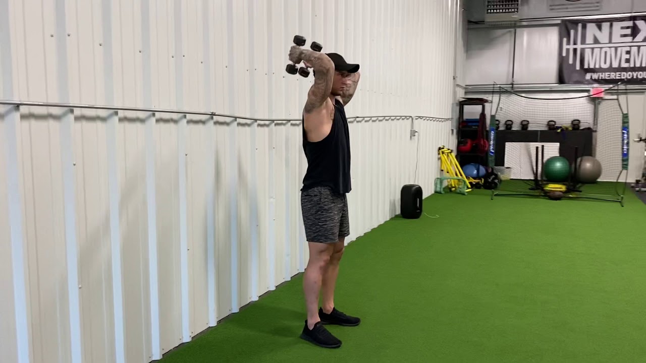 Overhead DB Tricep Extension | SamForget.com - YouTube
