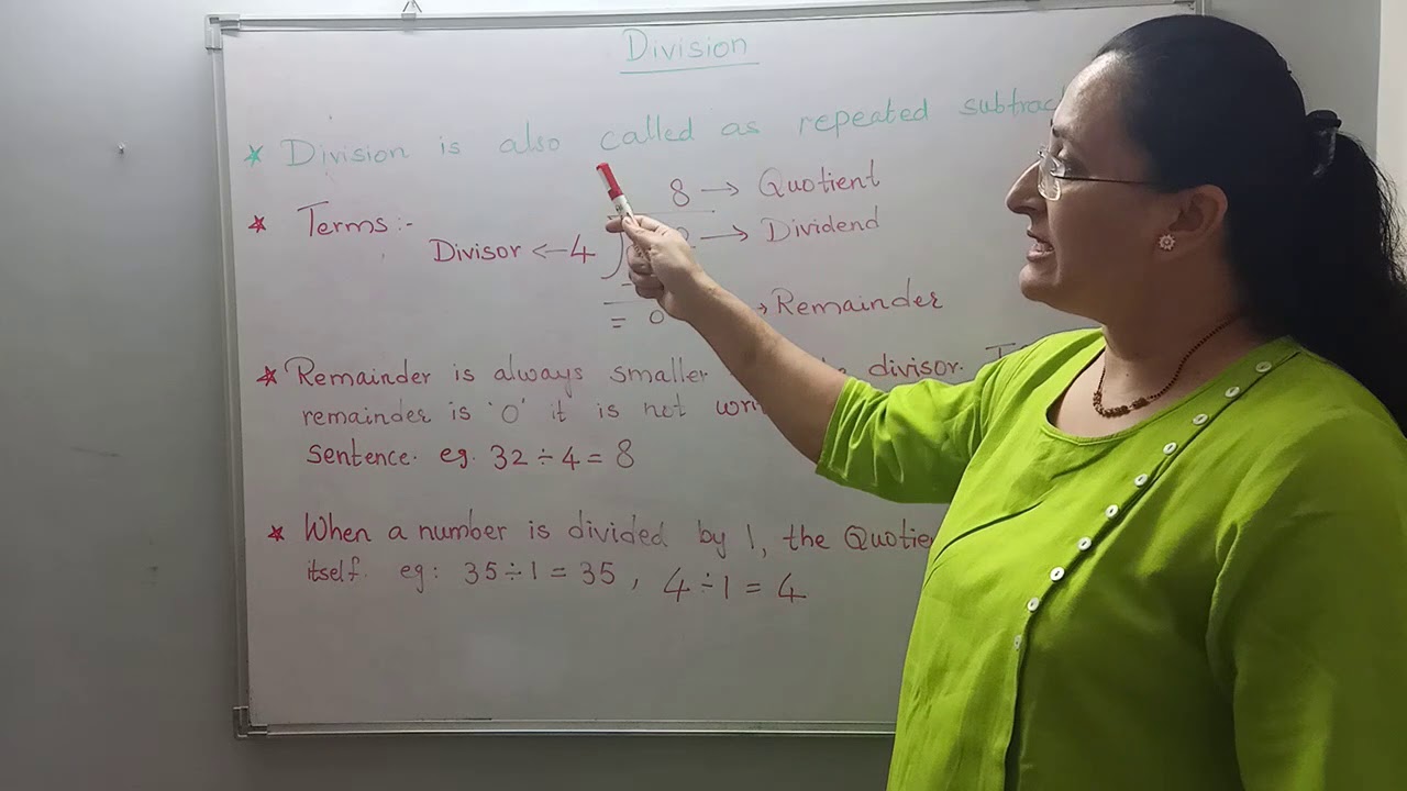 Std 3 Math L- Division part 1 - YouTube