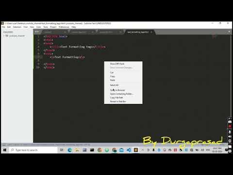 HTML tags........... - YouTube