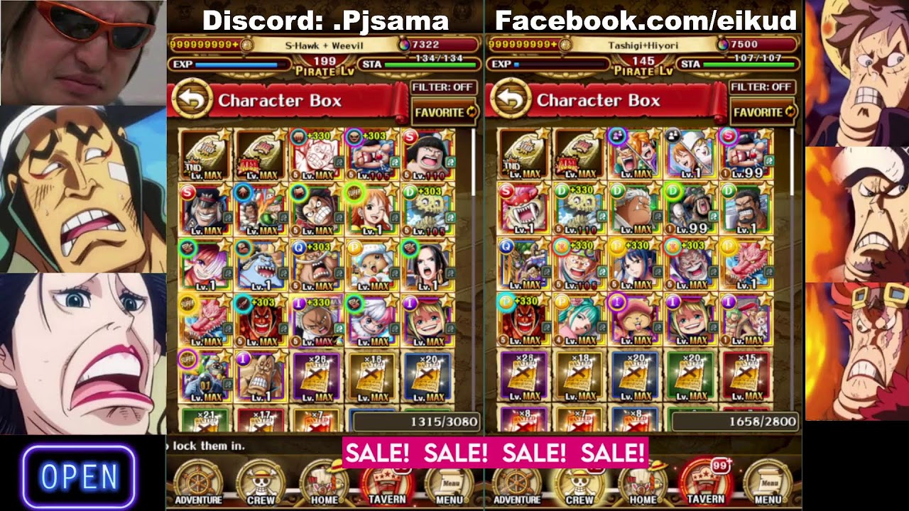 One Piece Treasure Cruise(OPTC) Gem accounts for Android. TM Sugo-fest ...