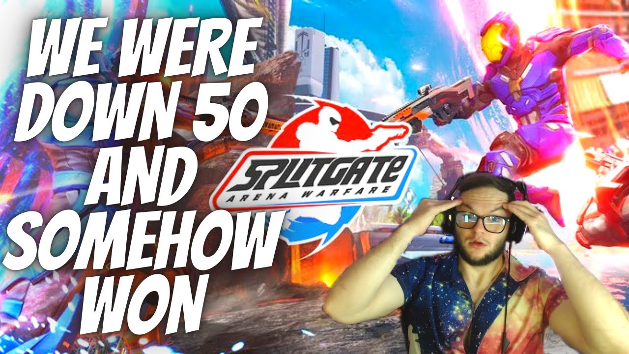 WE WERE DOWN 50 POINTS AND SOMEHOW WON! Splitgate Ranked - YouTube