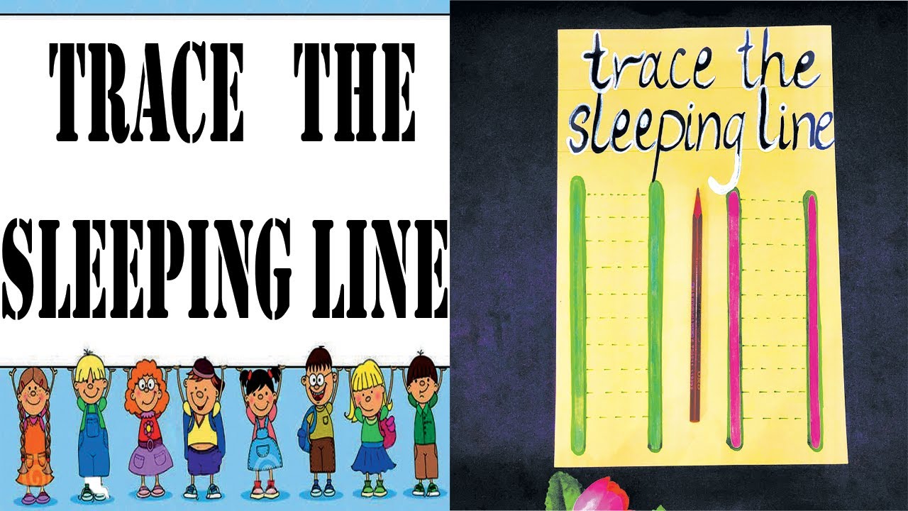 Pre-Writing Strokes | Sleeping Line Activity| Pre-Writing Skills ...