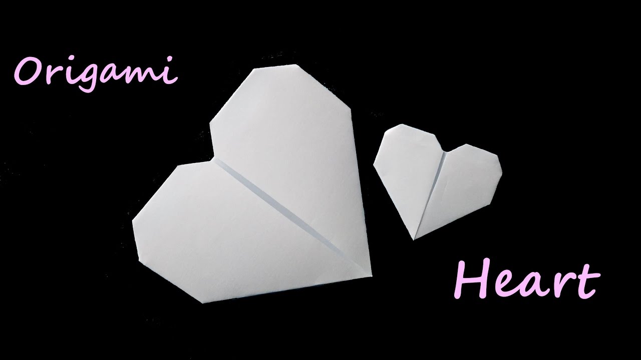 Origami Hartje Vouwen - Origami Heart - Origami Easy - YouTube