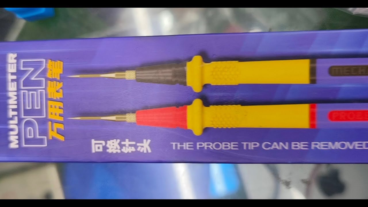 Mechanic Multimeter probe pen unboxing - YouTube