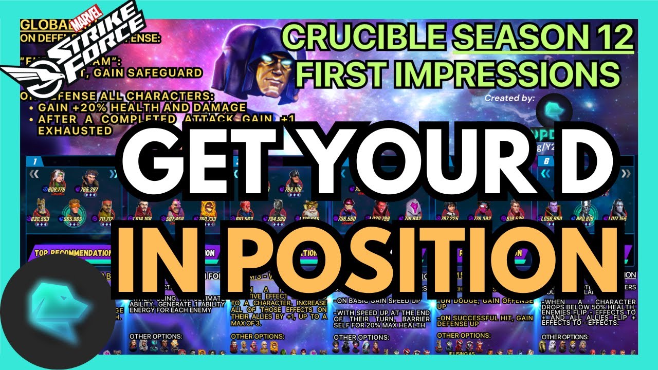 Crucible Season 12 First Impressions | Marvel Strike Force | MSF - YouTube