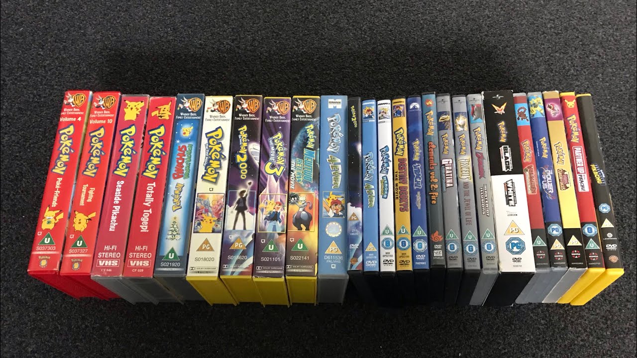 My Pokemon UK VHS and DVD collection [2023 Edition] - YouTube