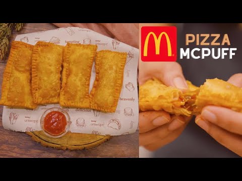Pizza McPuff | Mcdonald's Veg pizza mcpuff Recipe | Secret recipe |Kook ...