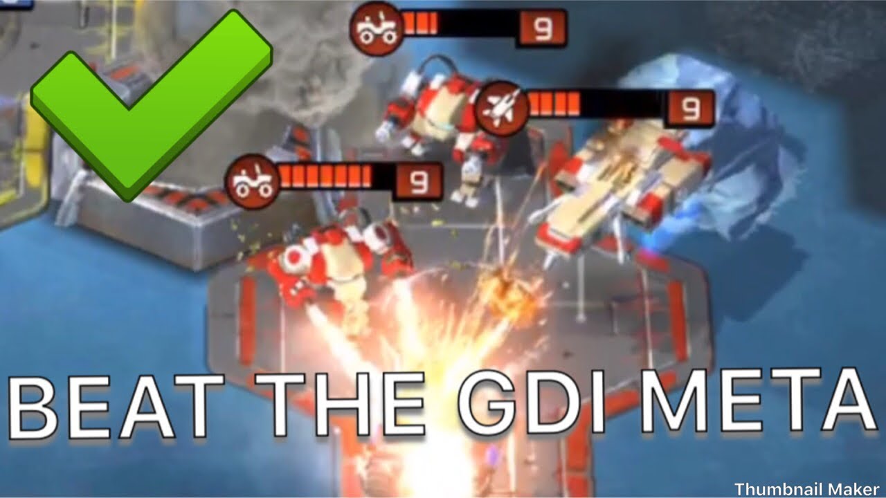 Command and Conquer: Rivals BEATING 90% OF GDI META TECH LAB DECKS ...