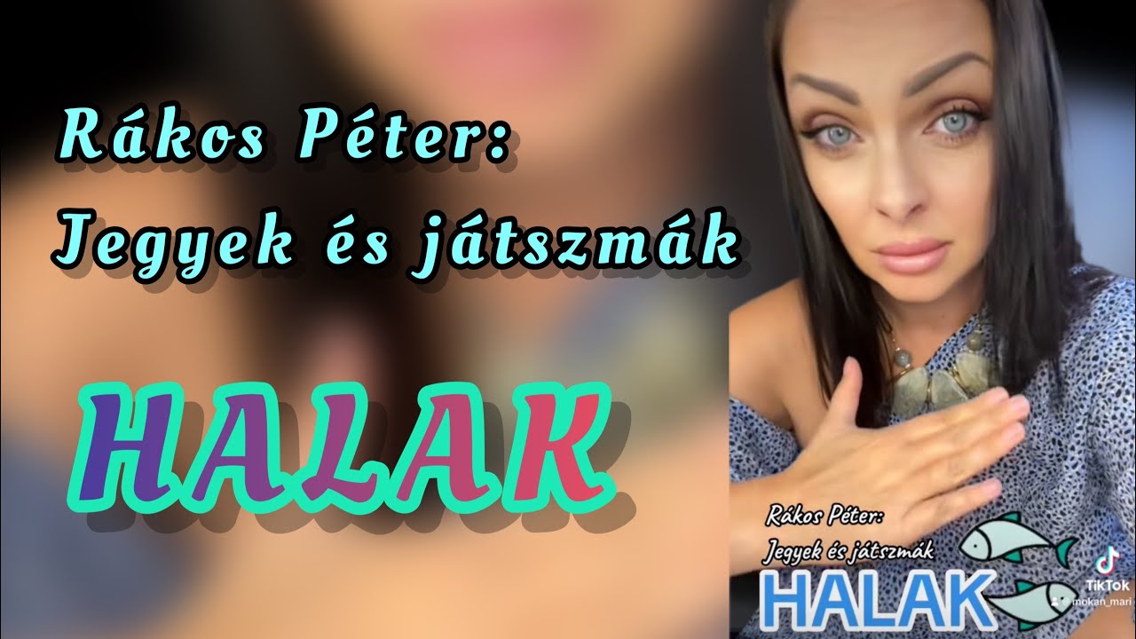 HALAK - Rákos Péter: Jegyek és játszmák - YouTube