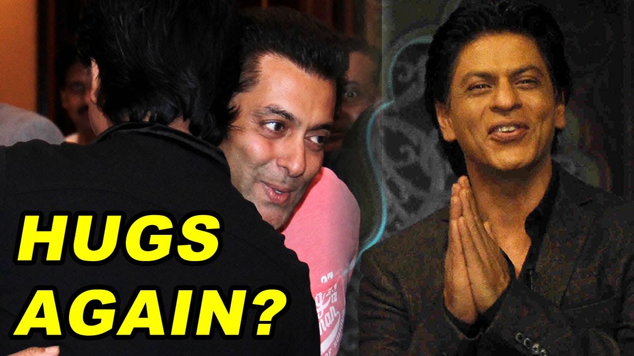 HUGS AGAIN! SRK Invites Salman - YouTube