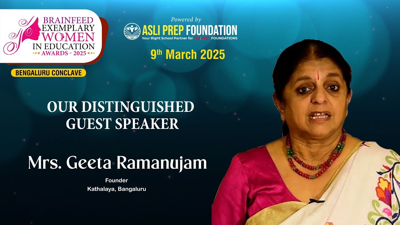 Brainfeed Exemplary Women in Education Awards 2025 Guest Speaker - Mrs ...