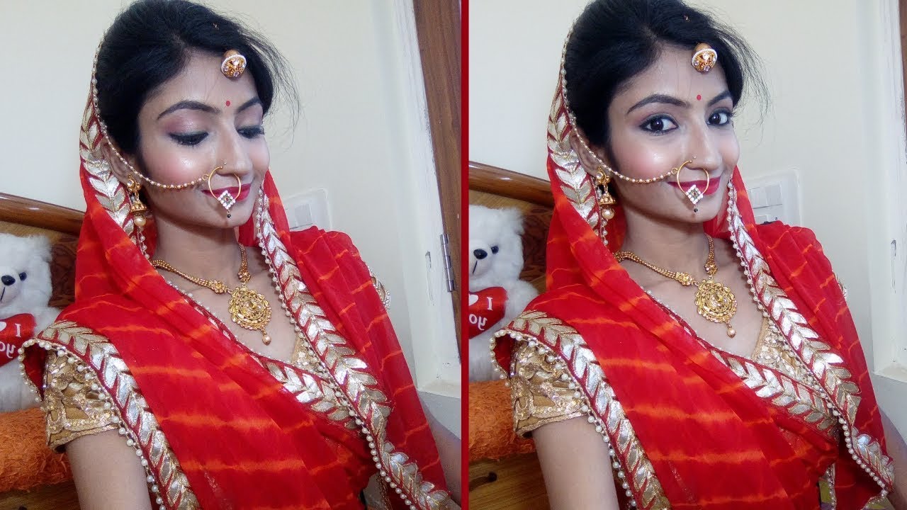 Rajasthani / Marvadi Wedding Guest Makeup Look || Its makeover tym ...