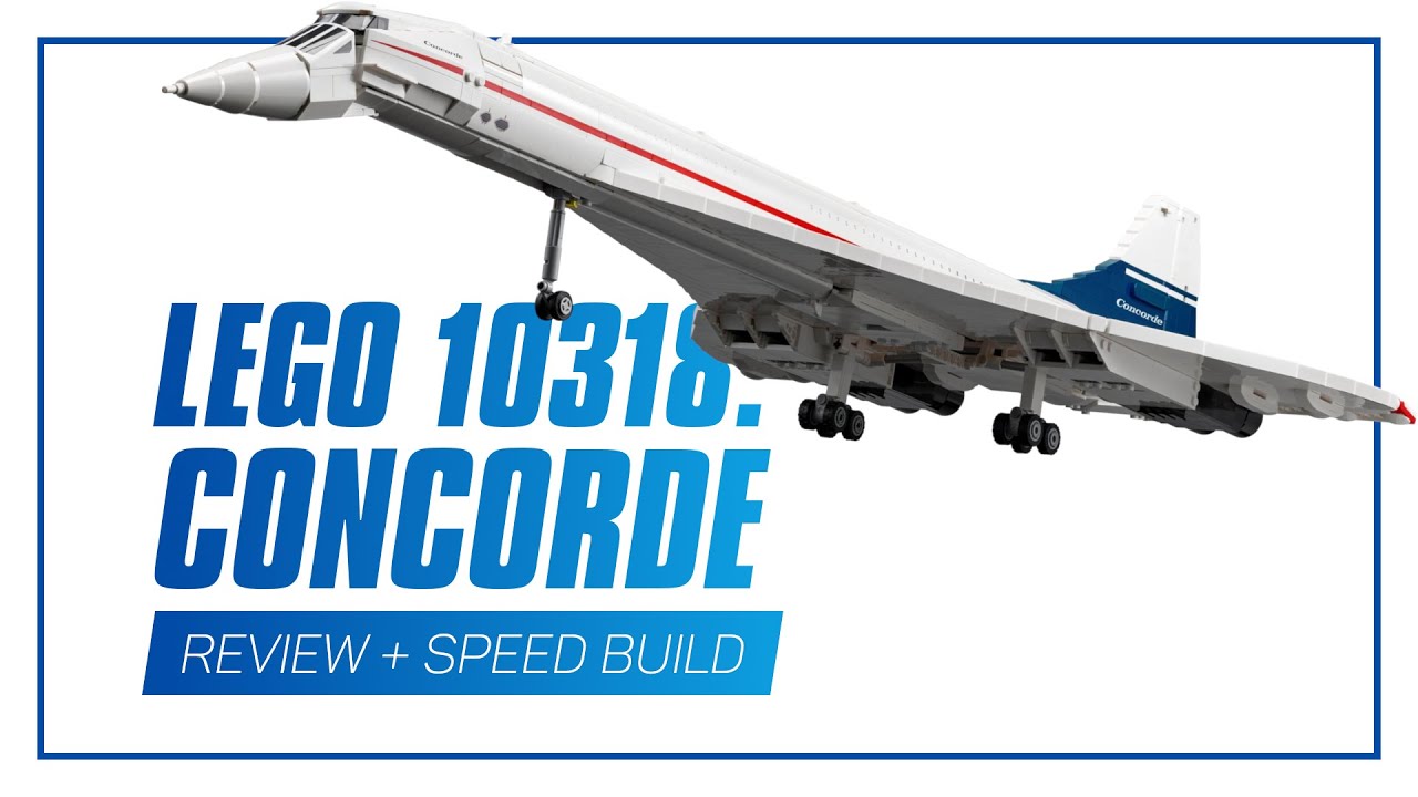 LEGO 10318: Concorde - HANDS-ON REVIEW - YouTube