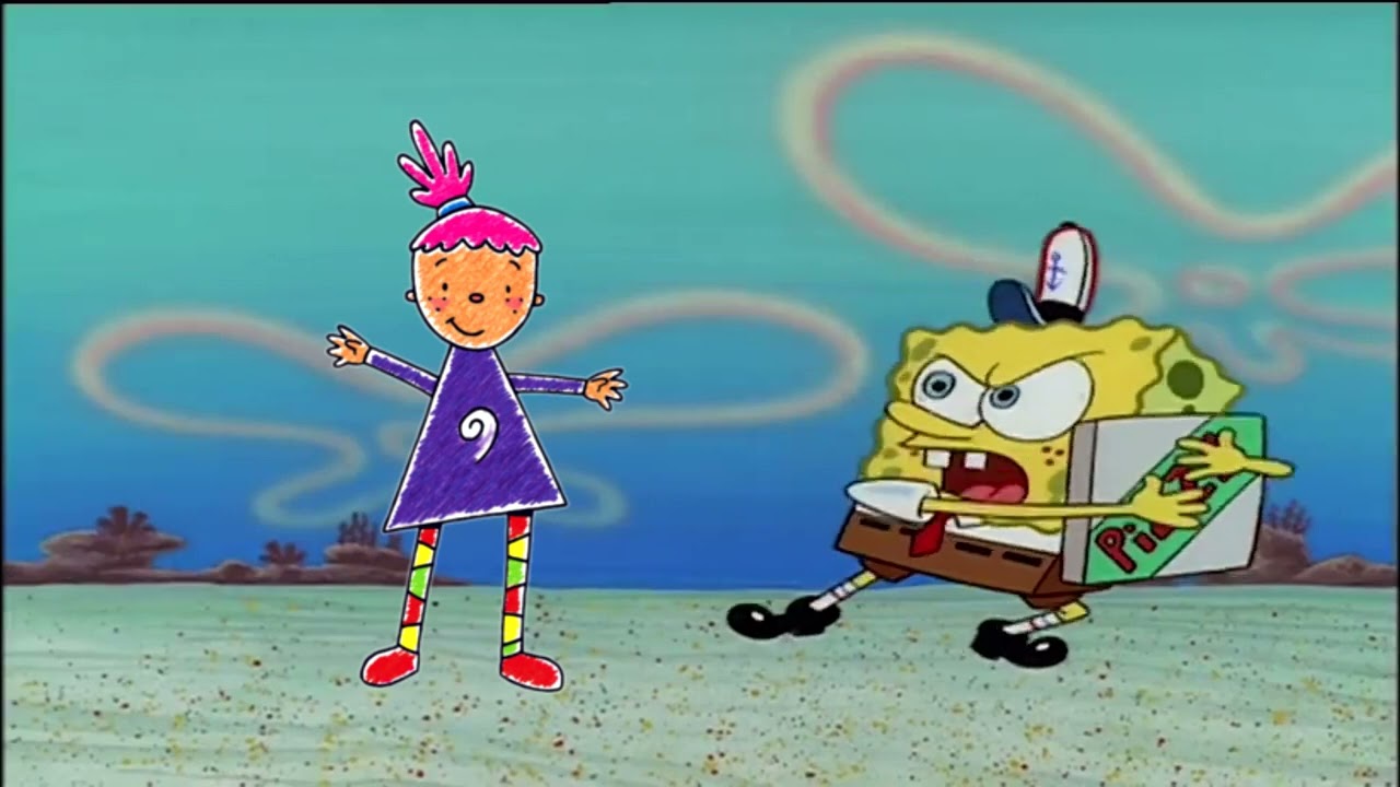 Pinky Dinky Doo trying to get a pizza from SpongeBob - YouTube
