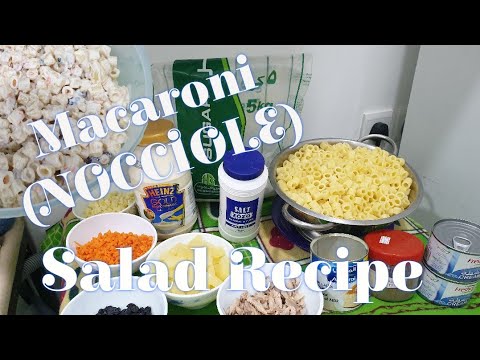 Chicken Macaroni (NOCCIOLE) Salad Recipe - Perfetto (Tagalog) - YouTube