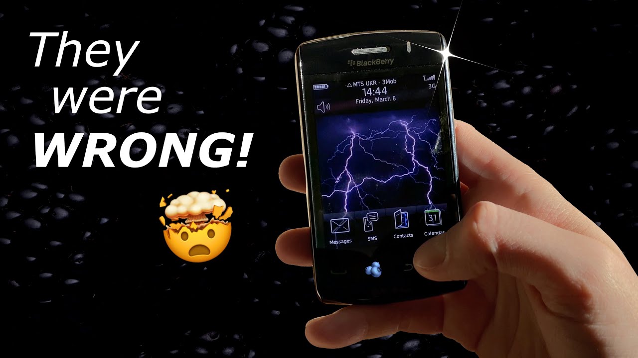 Unboxing “the WORST smartphone ever”? BlackBerry Storm - YouTube
