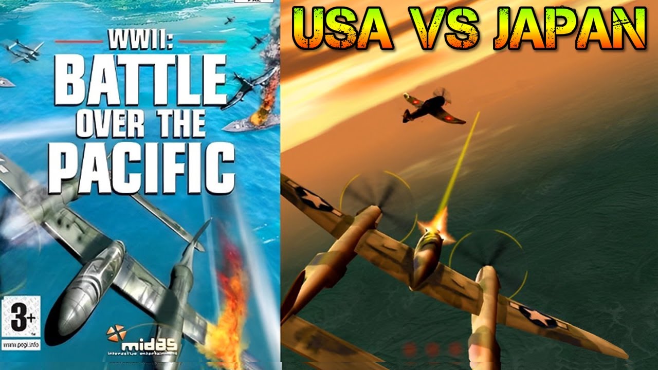 United States vs Japan Action - WWII Battle Over the Pacific Gameplay ...