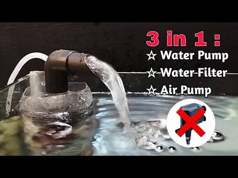 Aerator airlift filter DIY | Aquarium filter DIY | Aquarium internal filter DIY