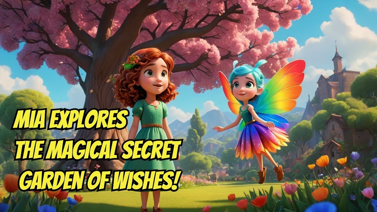 Mia Explores the MAGICAL Secret Garden of Wishes! - YouTube