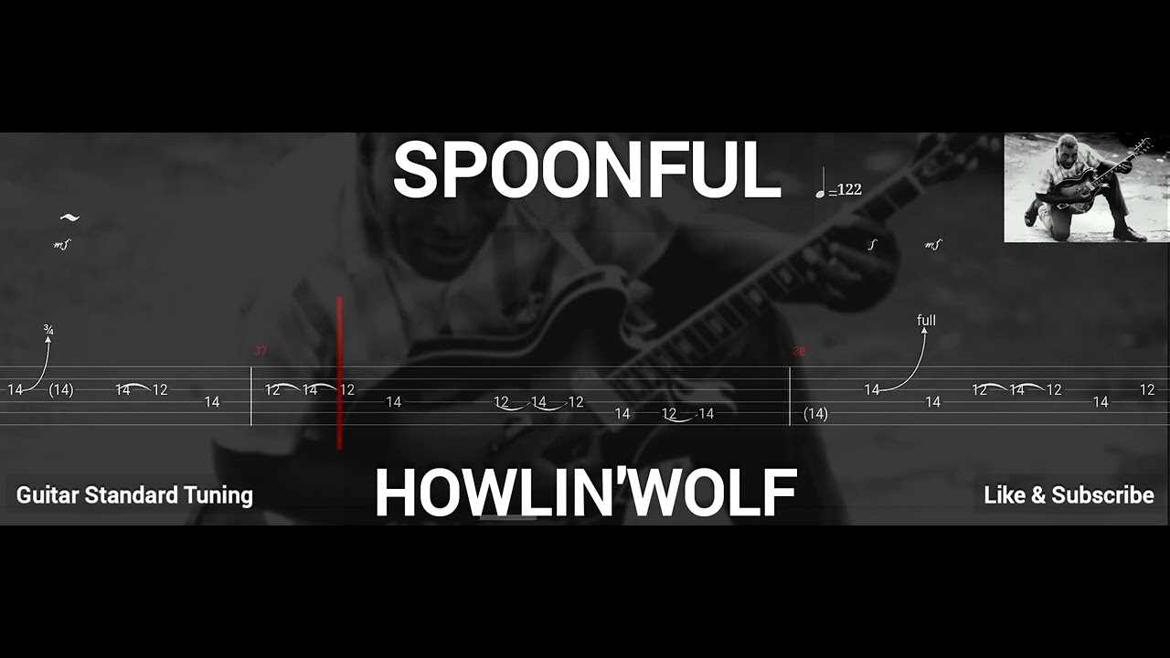 HOWLIN'WOLF - SPOONFUL ( TAB GUITAR ) - YouTube