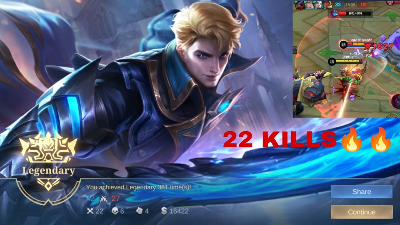 ALUCARD ON FIRE.... random players with alu in rank match - YouTube