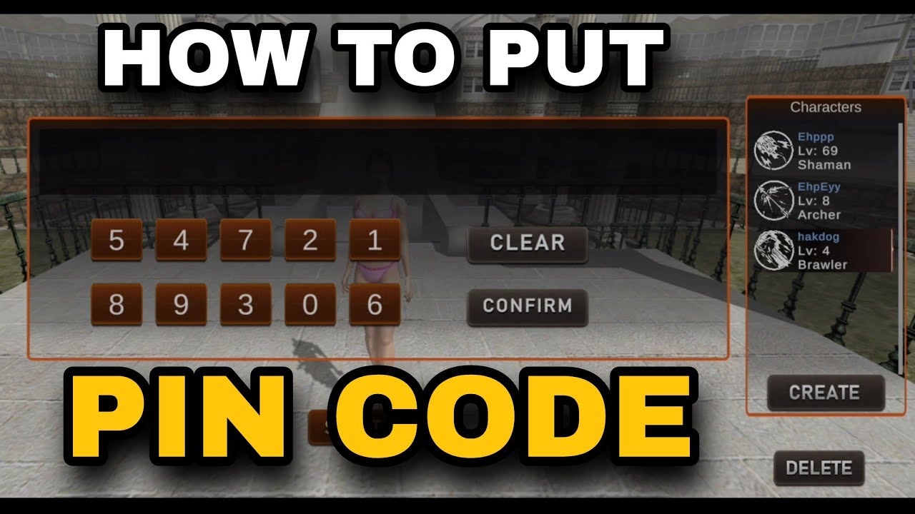 Ran Mobile: The Master Class - How To Put Pin Code (FOR ACCOUNT ...