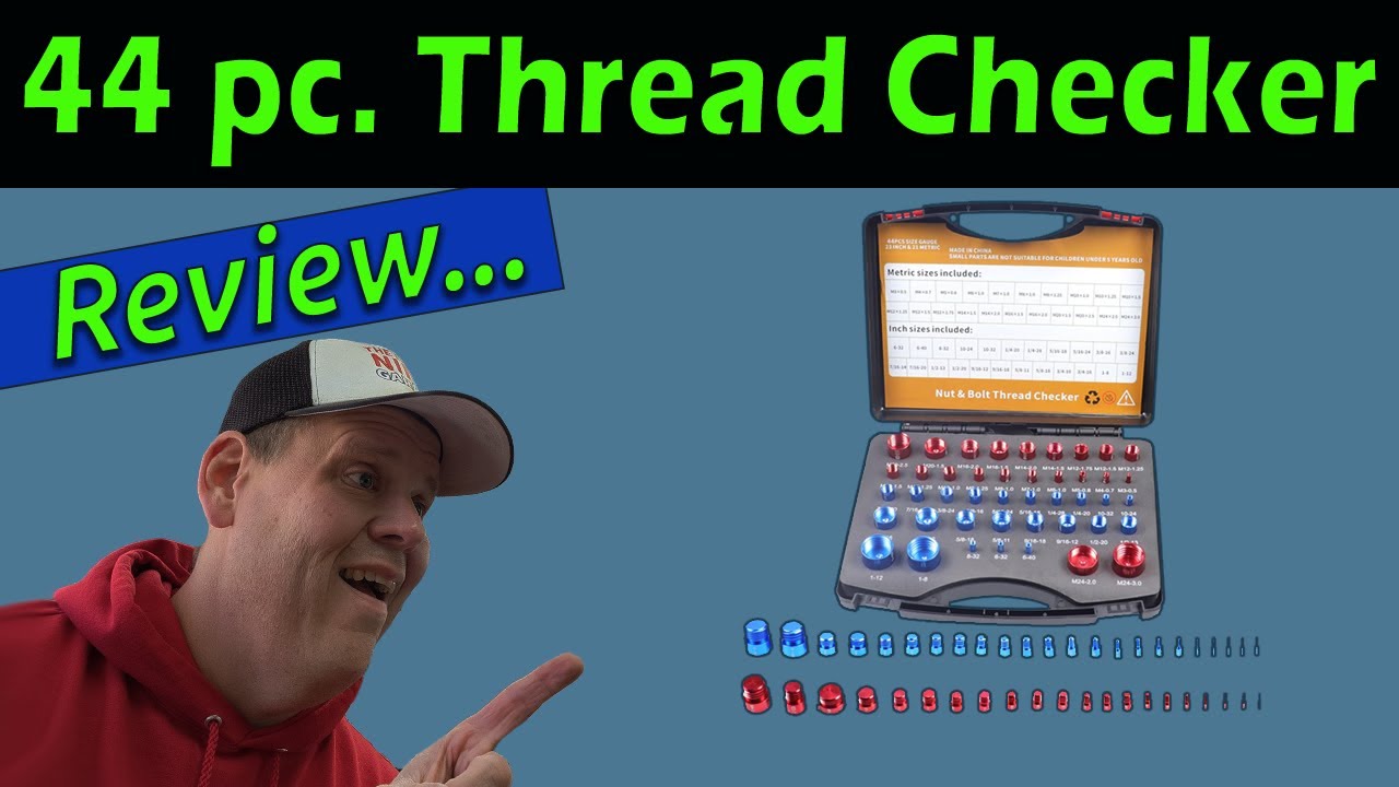 TOOL REVIEW: 44 Piece Thread Checker – Must-Have Tool for Nuts & Bolts ...