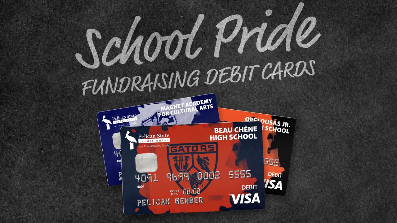 School Pride Debit Cards | Pelican State CU - YouTube